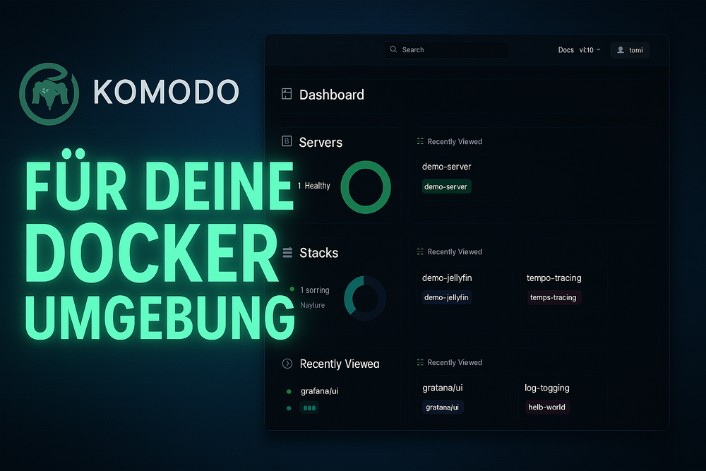 Verwalte deine Docker Container übersichtlich mit dieser UI! | Dockge