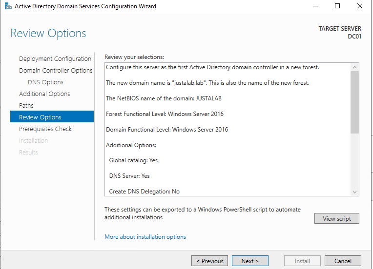 Einen Windows Domain Controller einrichten | Windows Lab #001