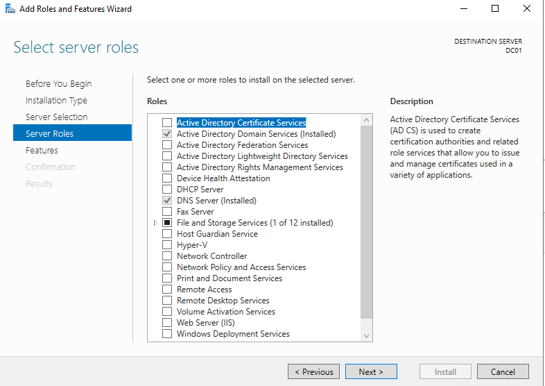 Einen Windows Domain Controller einrichten | Windows Lab #001